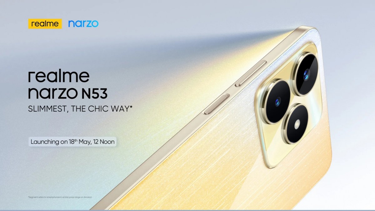 Realme Narzo N53 Colors, Key Specs, Design, and Expected Launch Date ...